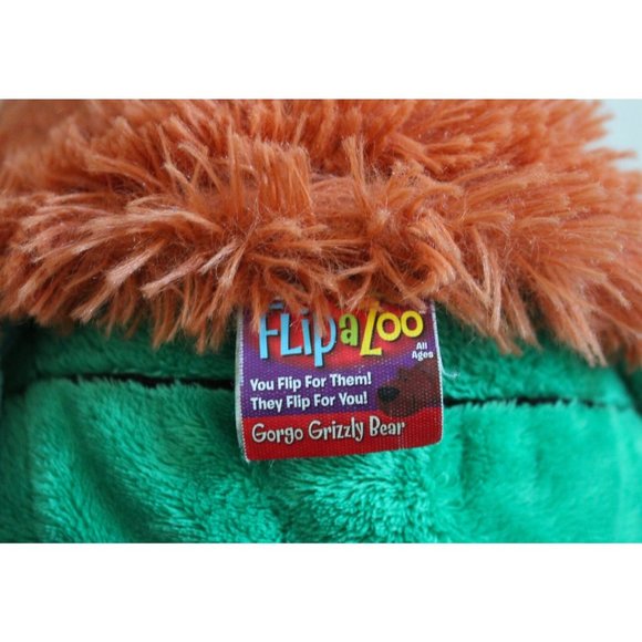 Flipazoo | Toys | Flipazoo 2 Gorgo Grizzly Bear Axel Alligator Plush ...